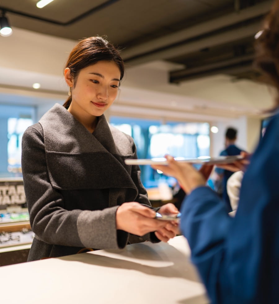 メガネが完成したらLINEでお知らせ!